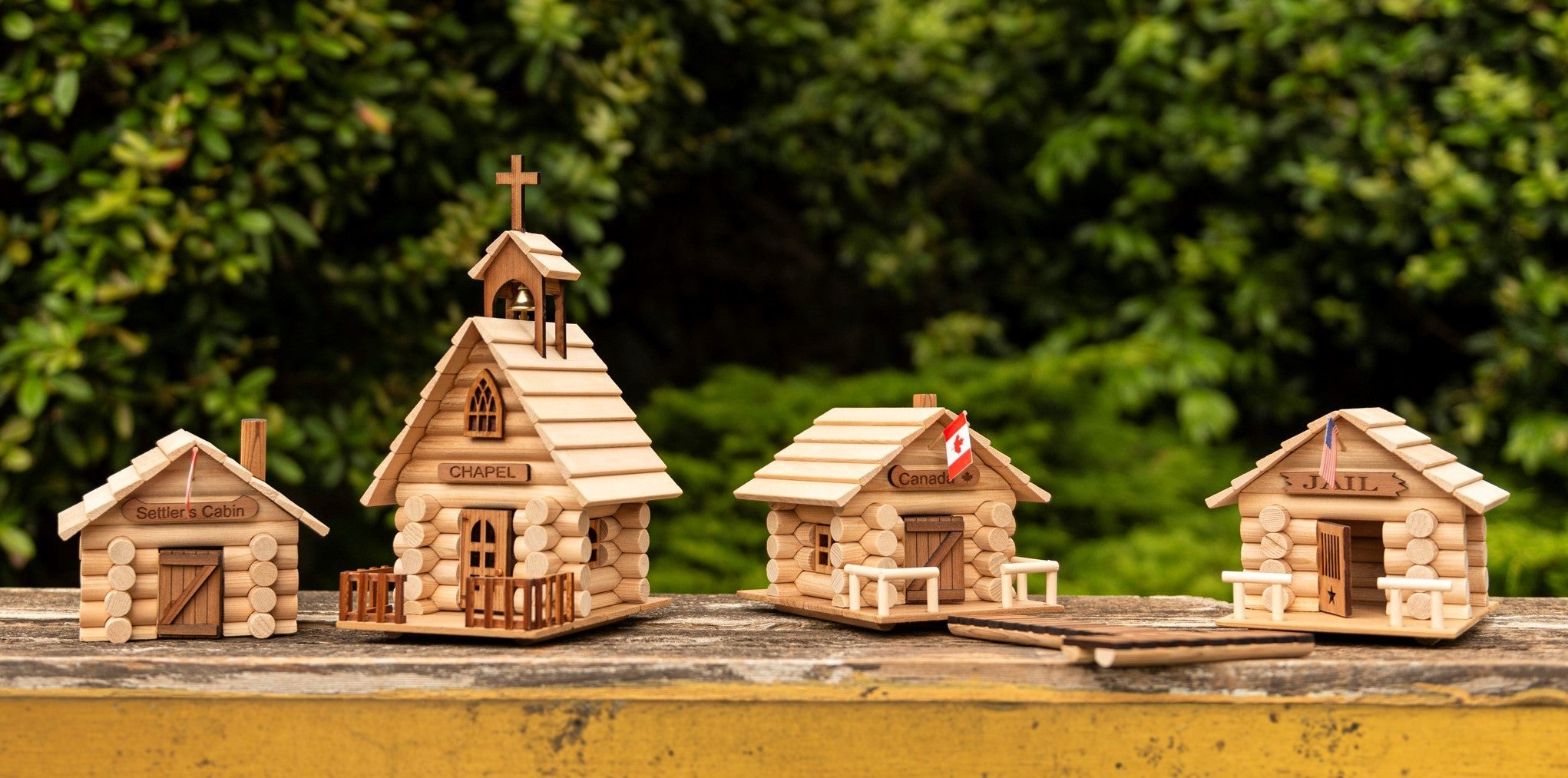 Buy Self-Custom Build Wooden Log Cabin Online | Log Cabin Toys