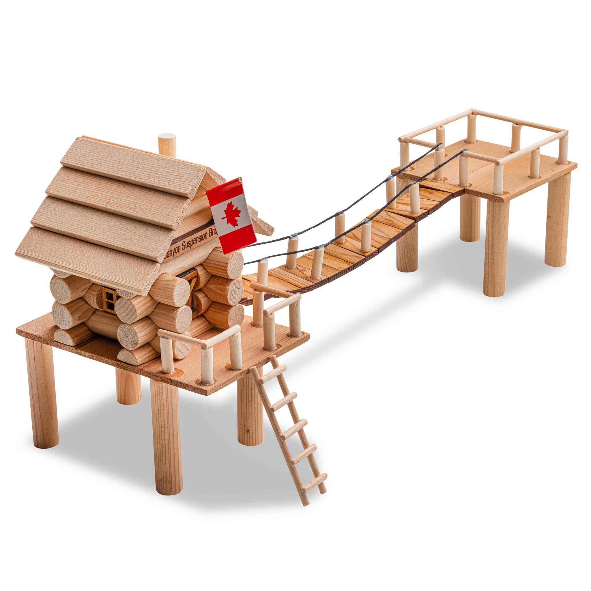 Canyon Suspension Bridge - Log Cabin Toys