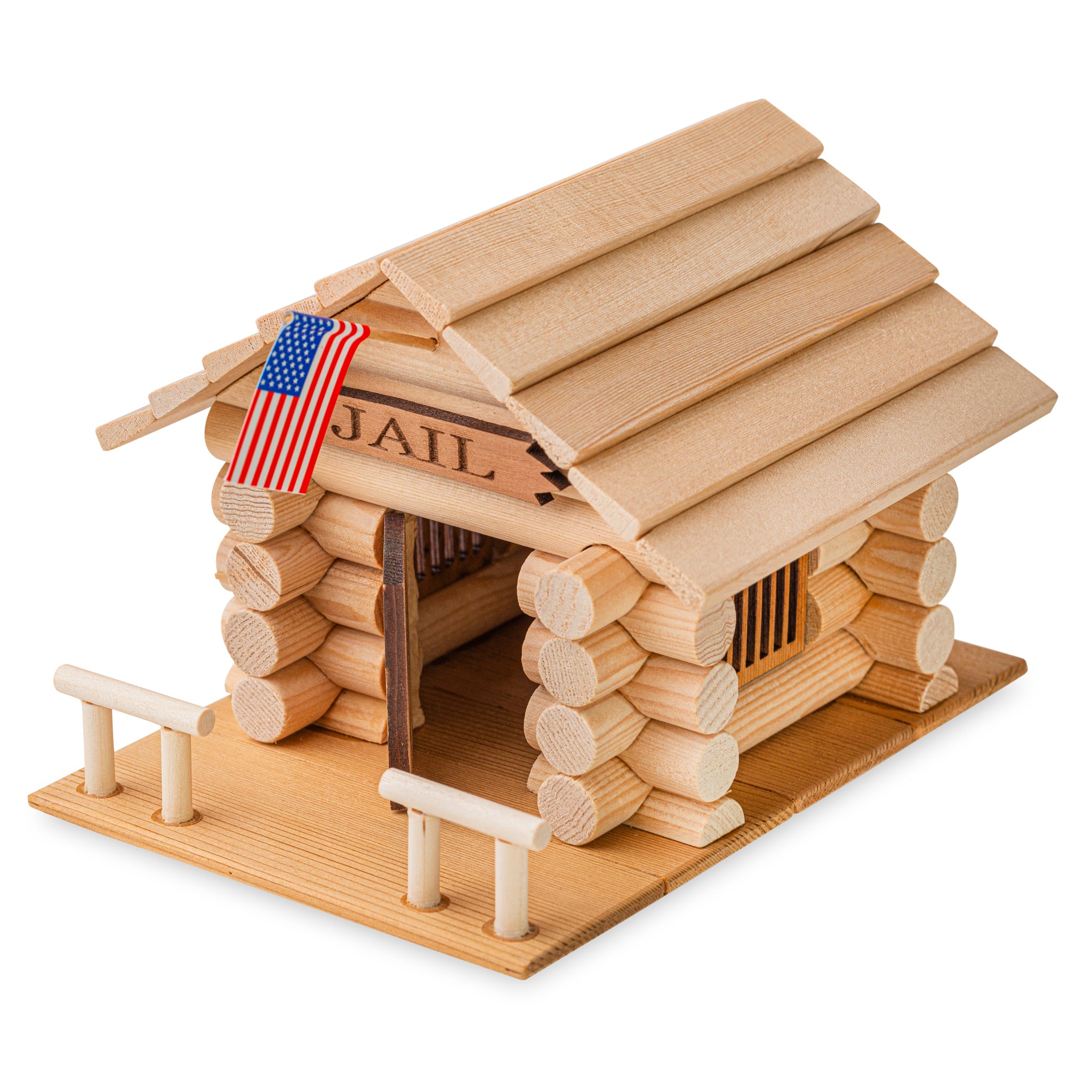 Frontier Jailhouse Log Cabin - Log Cabin Toys
